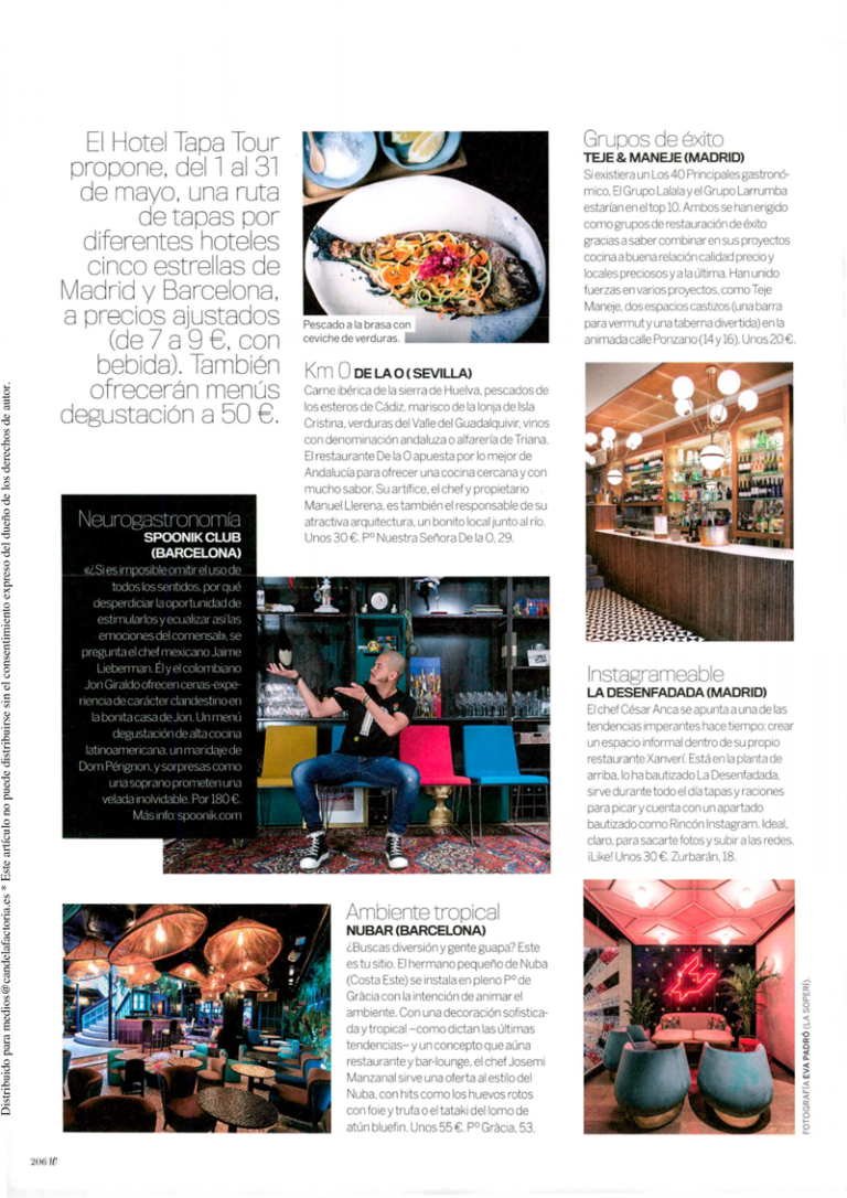 Prensa - Restaurante De la O